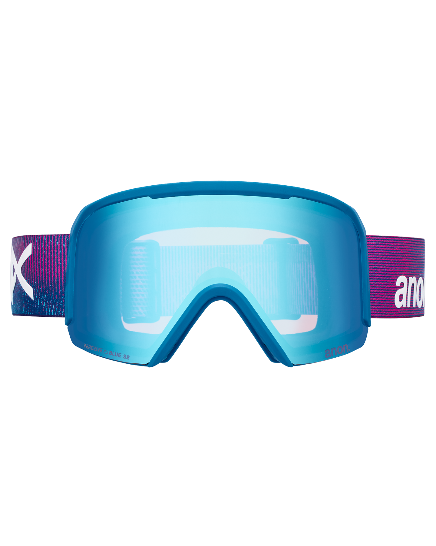 Anon Nesa Snow Goggles - Pink Denim/Perceive Variable Blue | Unisex ...