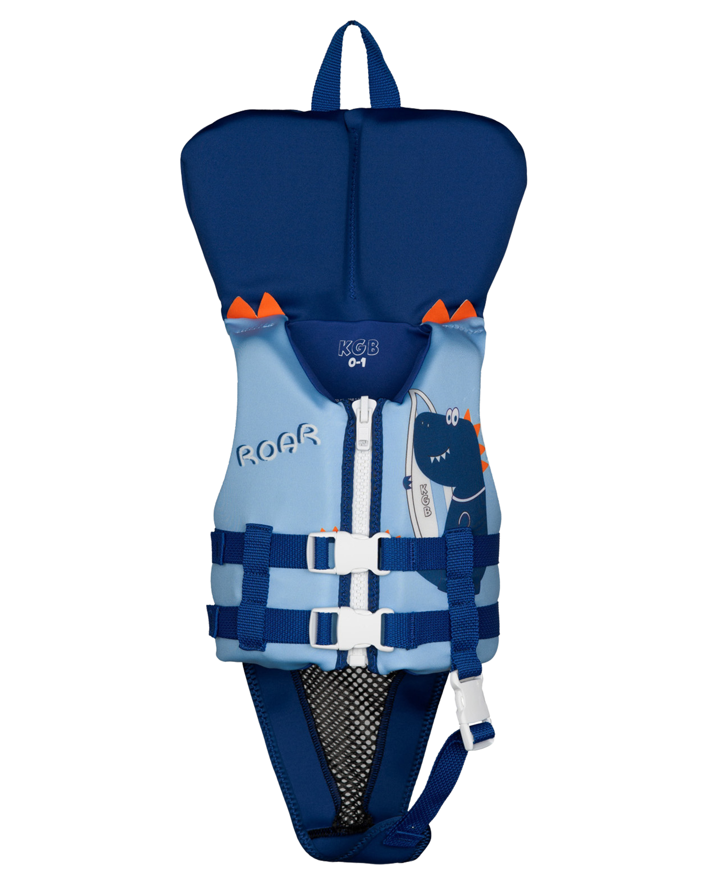 KGB Boys' Vest W/ Collar - Surfosaurus Rex | Life Jackets – Snow Skiers ...